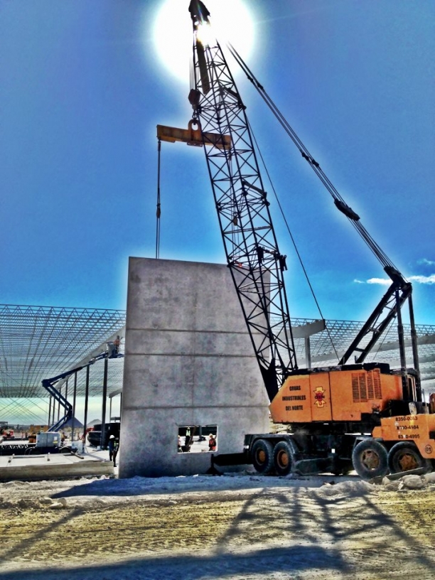 Grúas estructurales 90 a 300 tons hasta 100 mts de altura